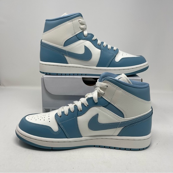 Jordan | Shoes | Womens Nike Air Jordan Mid Unc University Blue White ...